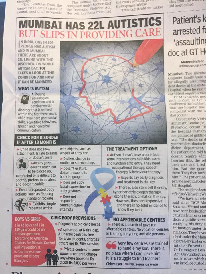 news article | Forum For Autism